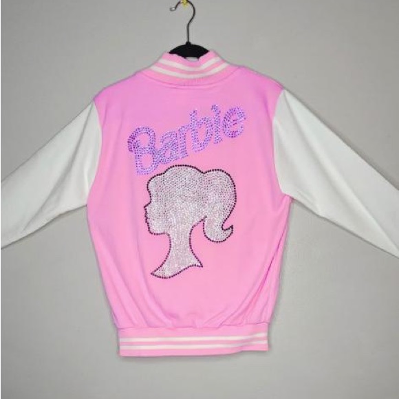 J.sparklz | Jackets & Coats | Barbie Varsity Jacket | Poshmark